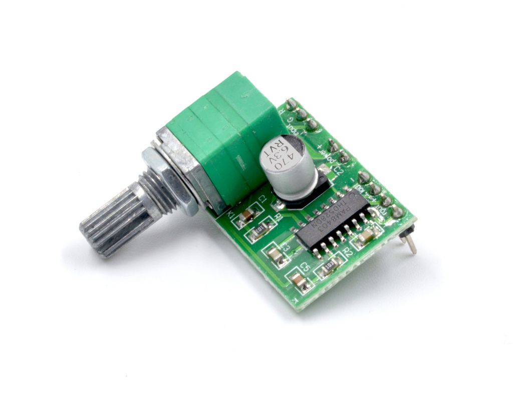 Amplificador Audio PAM8403 módulo GF1002 pot. | Digital CoDesign